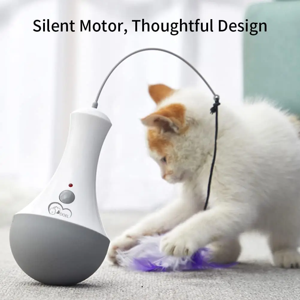 Automatic Feather Cat Toy - Pawline Market